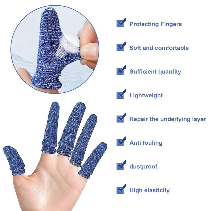 30 Pcs Finger Bandages, Elastic Finger Bandage Tubular Finger Protector ...