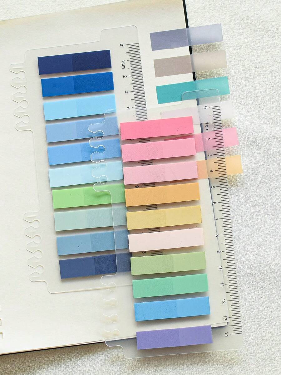 1600pcs 8 Styles Vintage European Color PET Memo Pad, Index Tabs ...