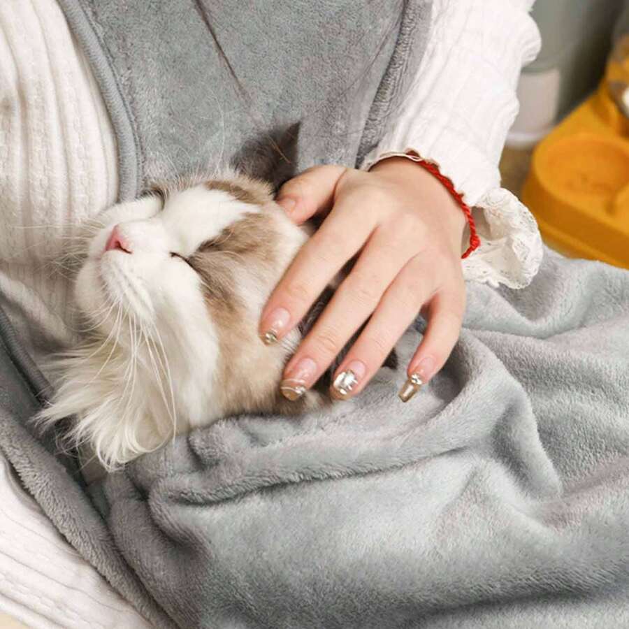 Arctic Fleece Pet Clothing Lit. Cuddle Cat Suit Litter Cushion Cat ...