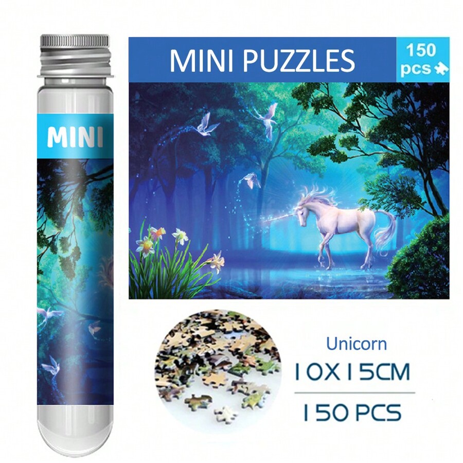 150PCS 15*10cm Mini Test Tube Jigsaw Puzzle Kitchen Cat Park Cats Big ...