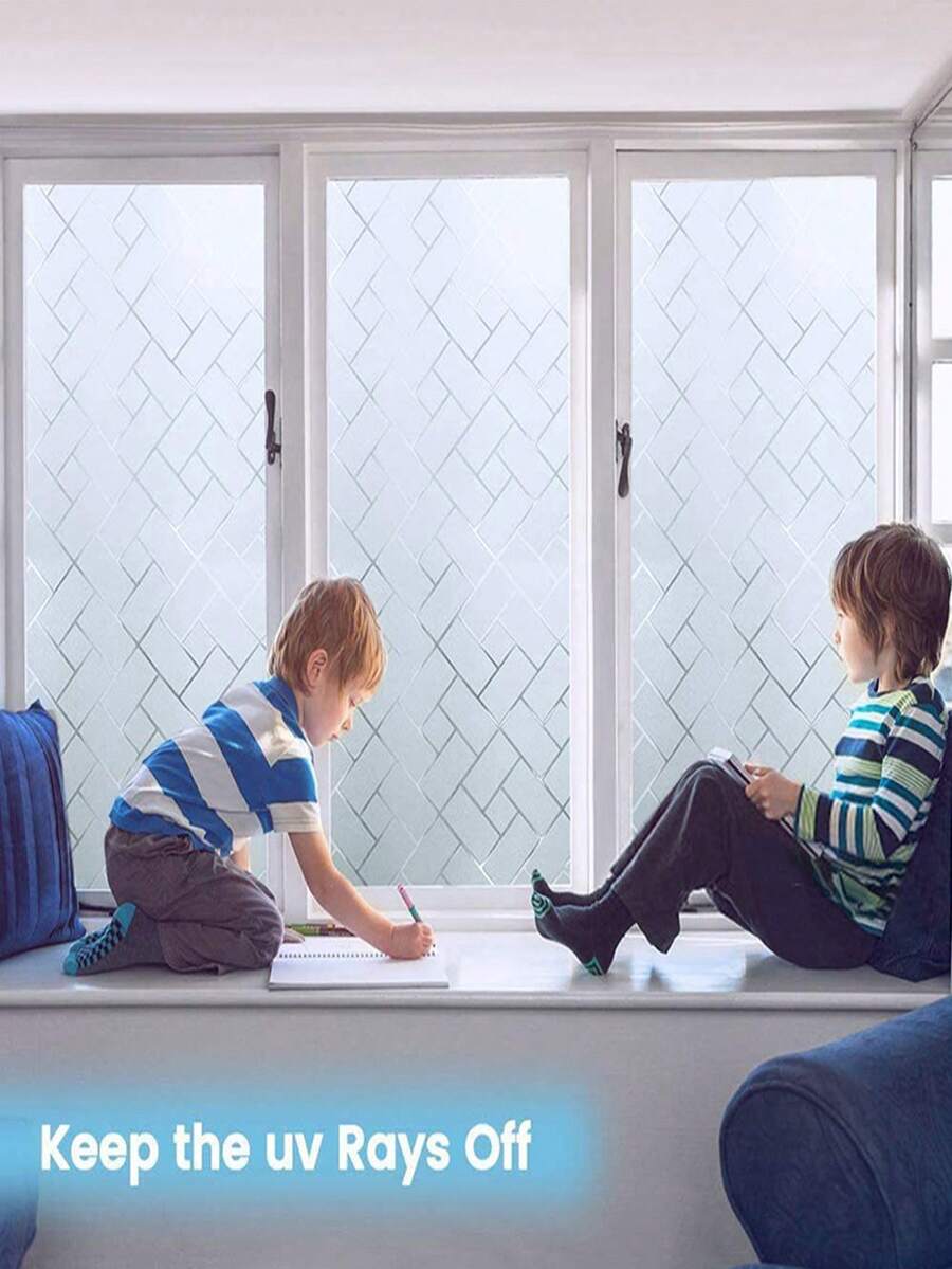 Electrostatic Window Glass Sticker For Balcony, Bathroom And Toilet ...