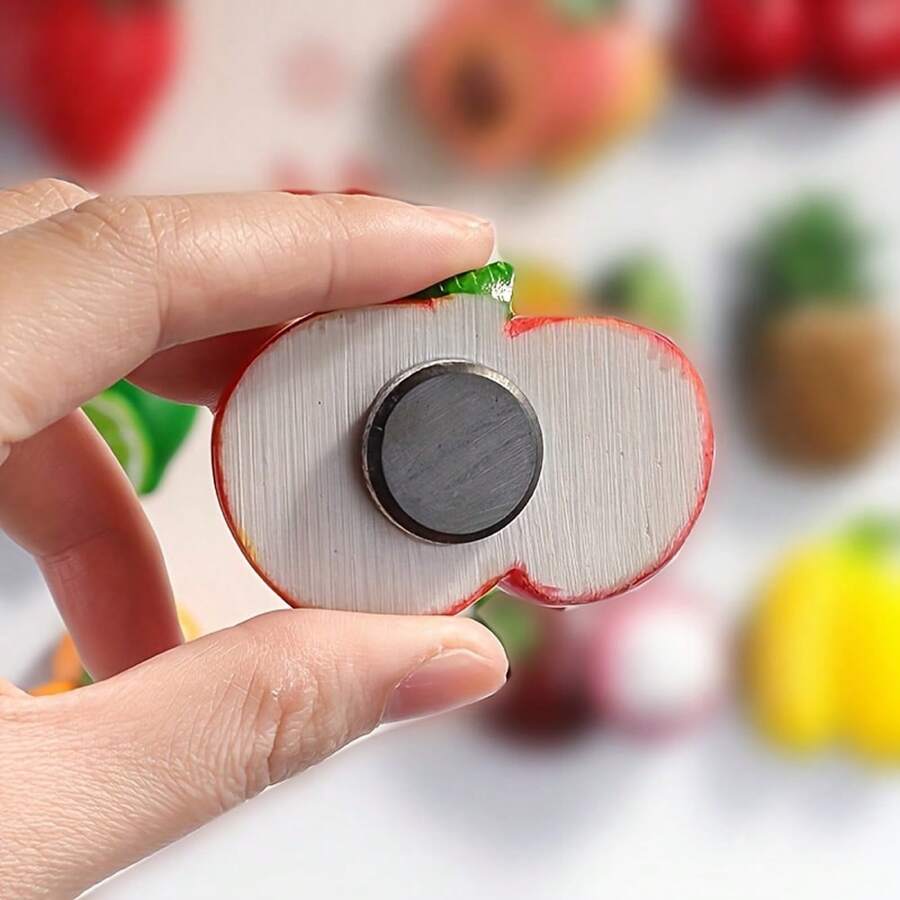 10PCS Fridge Magnets Cute Fruit Refrigerator Magnets Whiteboard Magnets ...