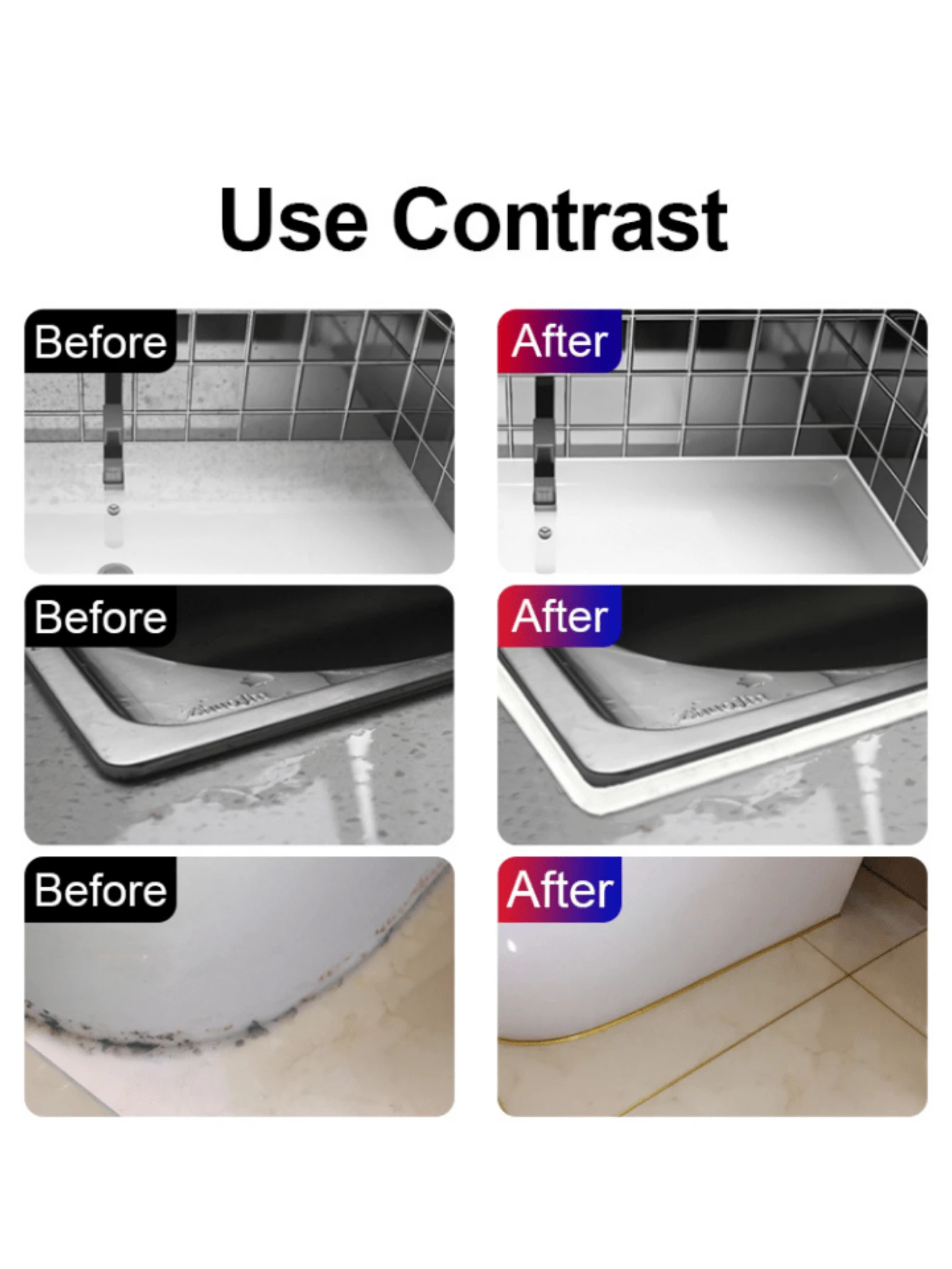 Ceramic Tile Grout Filler, Waterproof And Mildew Resistant, White Grout ...