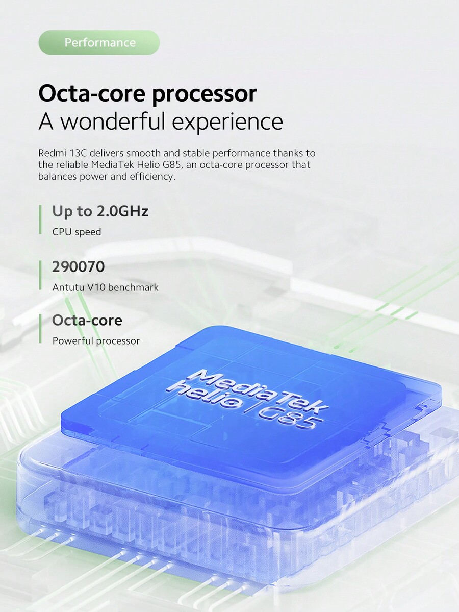 XIAOMI Mi Redmi 13C 8GB+256GB Global Version MTK Helio G85 Octa Core ...