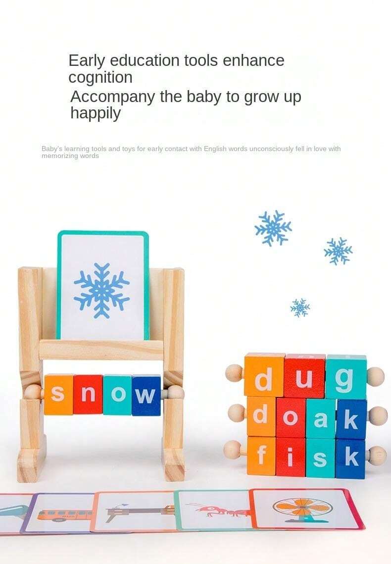 Kids Educational Toy - Rotating Blocks With Pin Yin And Alphabet ...