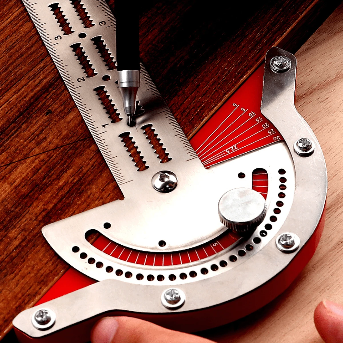 Woodworkers Edge Rule Edge Measure & Angle Finder Tool With Imperial ...