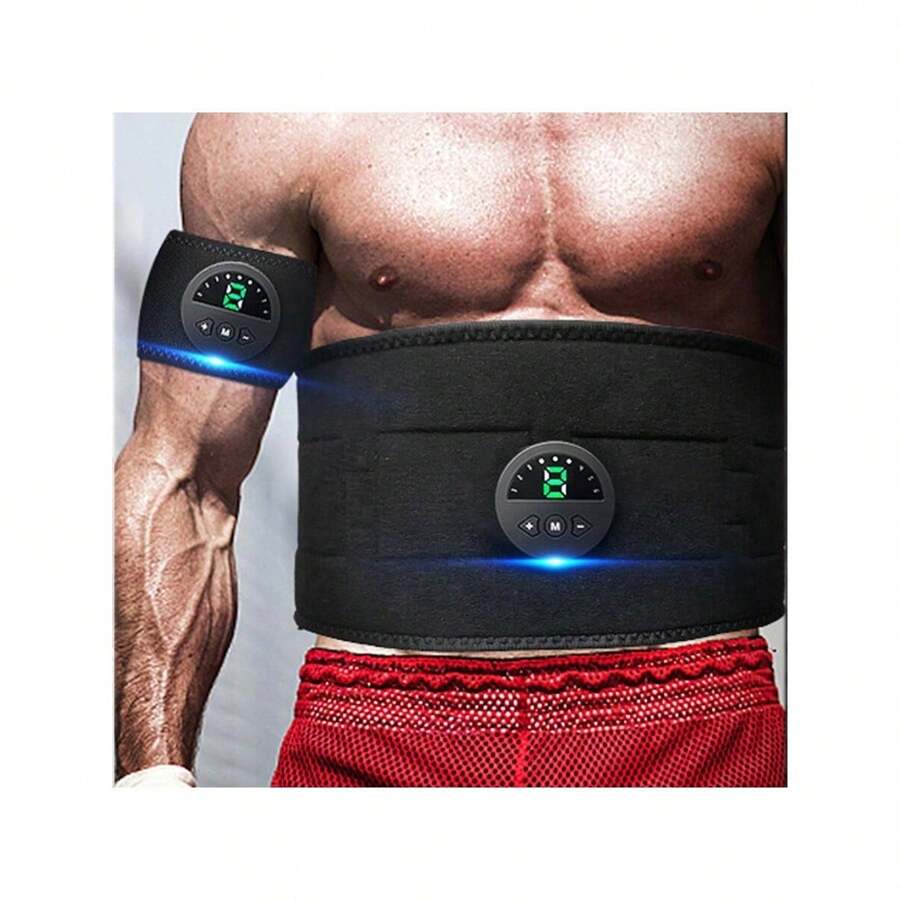 Ab Belt Abdominal Muscle Toner - Abs Stimulator USB Rechargeable Abs ...