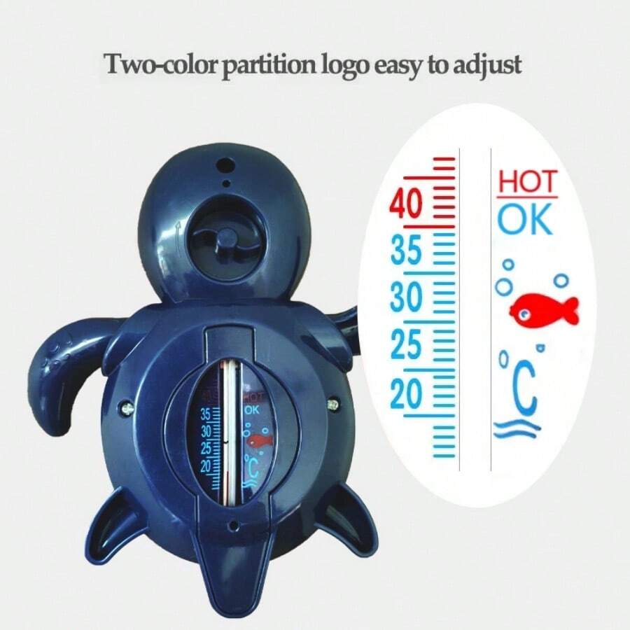 A Cute Turtle Bathing Water Thermometer, Safely Measures Water ...