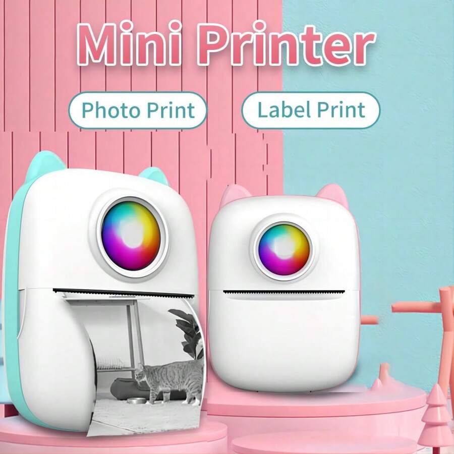 Mini Pocket Printer, Portable Thermal Printer For Android Or IOS APP ...