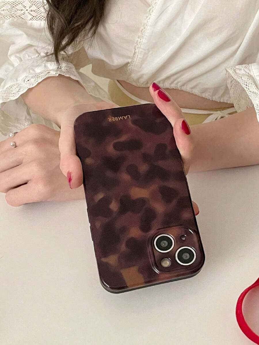 Apple Tortoise Phone Case Vintage Copper Rust Amber Color Phone Case Compatible With IPhone 16 ...