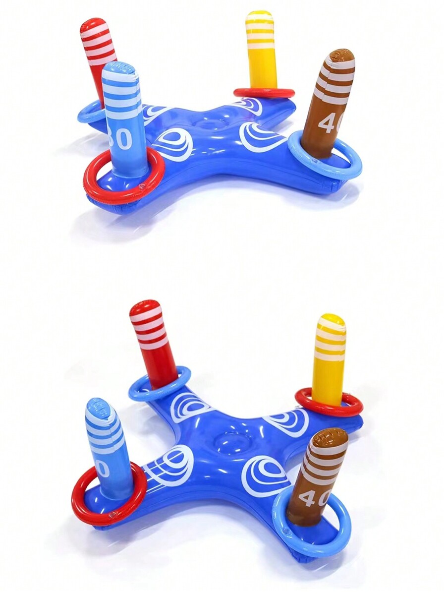 1pc Inflatable Cross Ring Toss Toy For Pool Party, PVC Inflatable Water ...