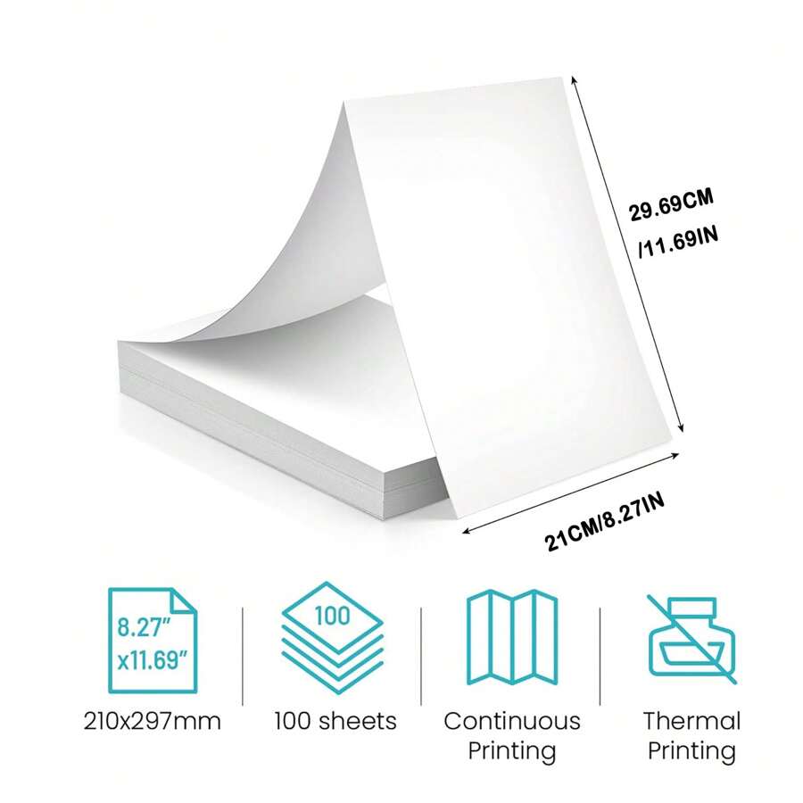 A4 Thermal Transfer Paper - Compatible With All A4 Size Thermal ...