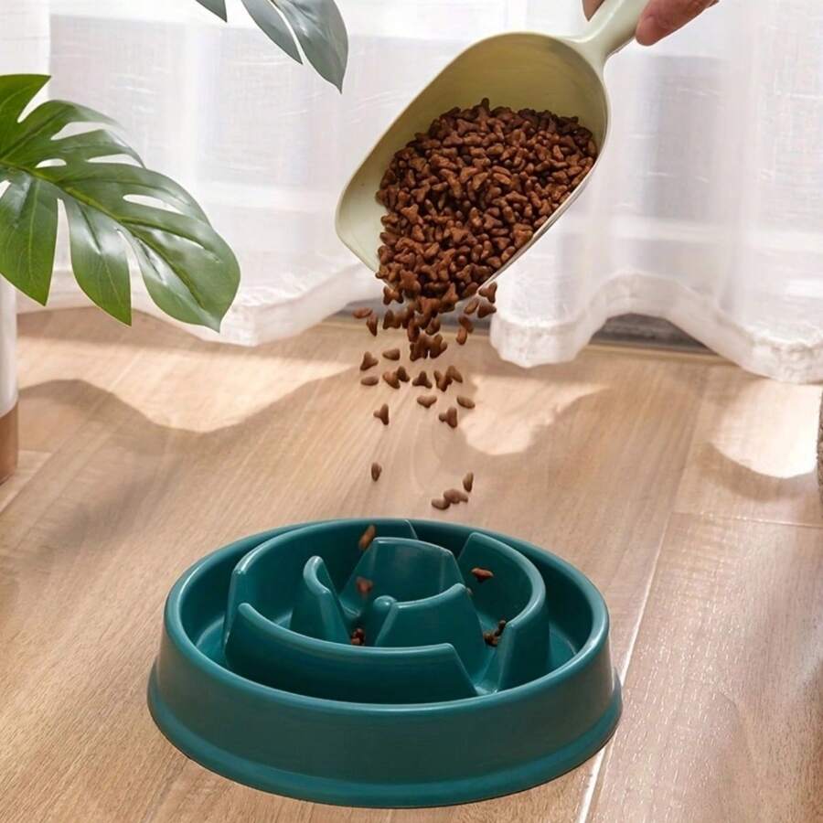 1PC Dog Slow Food Plate Anti Choking Slow Food Bowl Bottom Anti ...