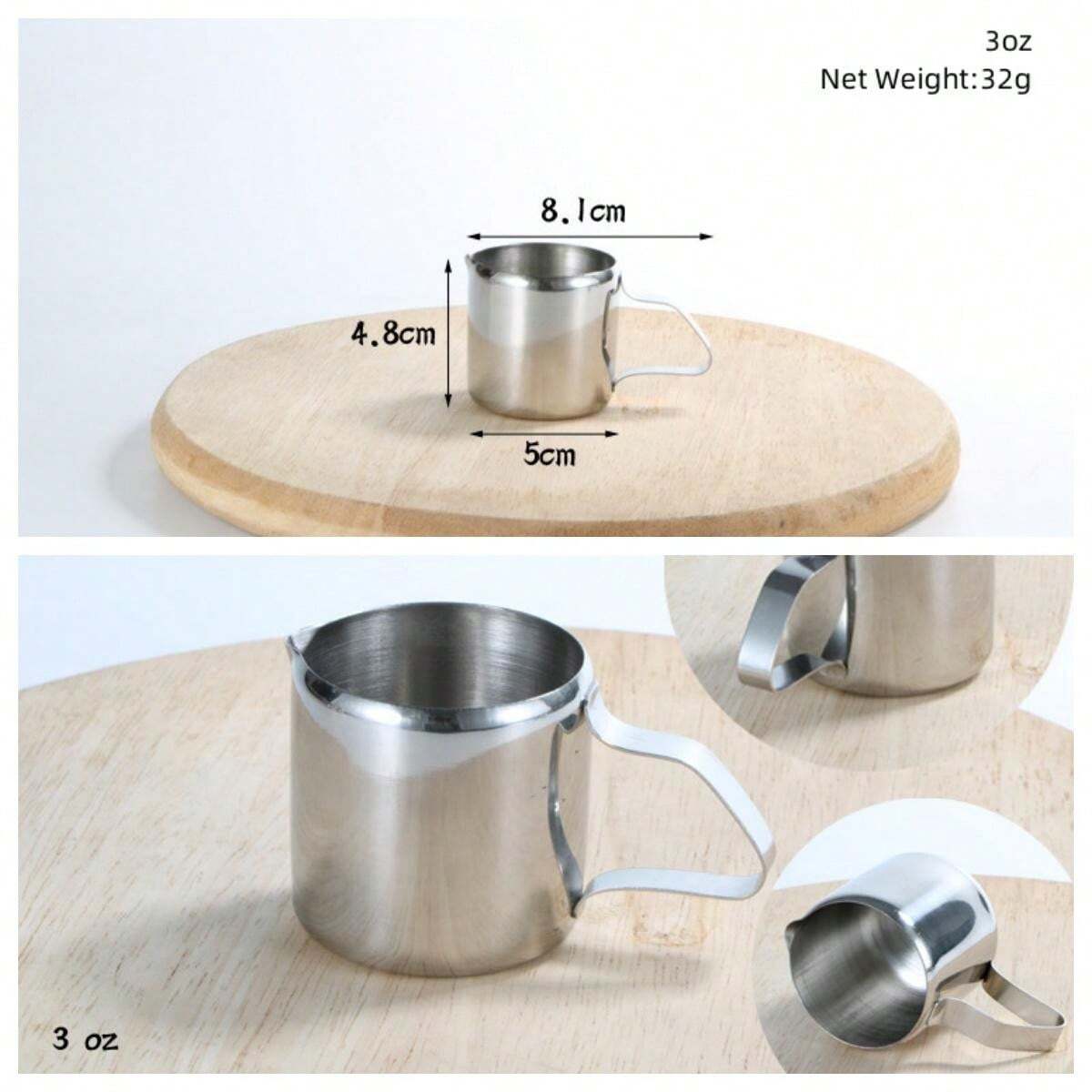 Mini Stainless Steel Milk Cup For Milk Tea And Coffee Shops, Latte Art ...