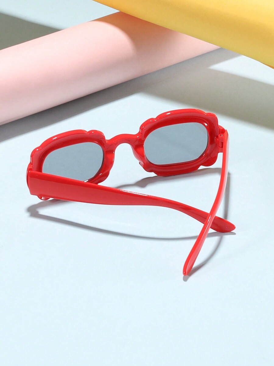 1 PC Girls 4-10Y Small Rectangle Dopamine Color Matching Trendy Fashion ...