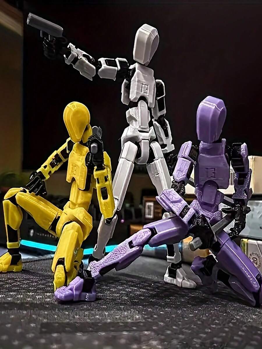 3D Printed Multi-Joint Movable Action Figure DIY Figure, Birthday Gift ...