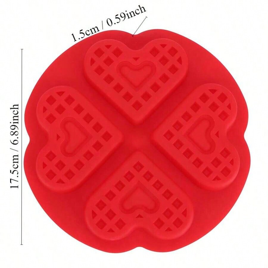 Silicon Square And Heart Shaped Chinese Walnut Cookies, Sponge Cake And ...