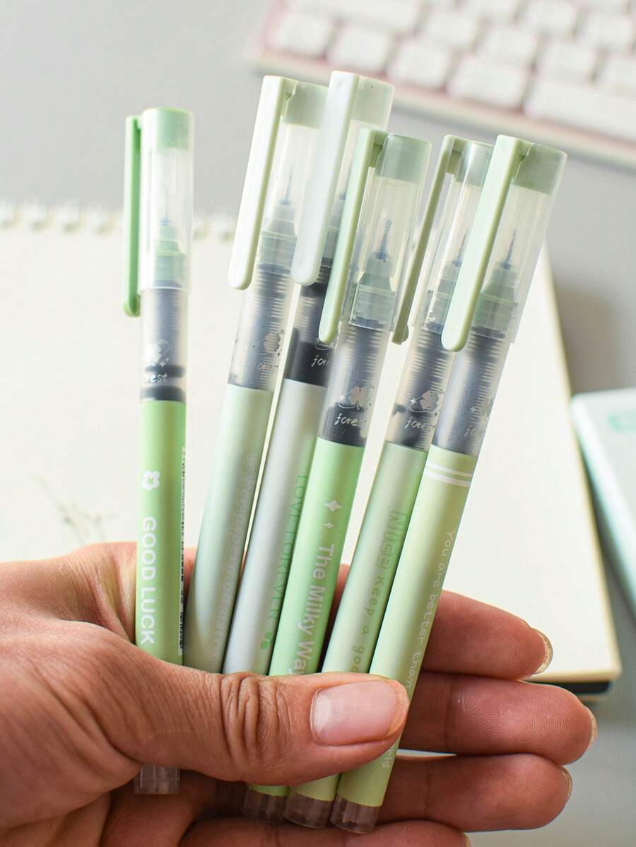 Boîte de 6 stylos neutres rétractables avec encre haute capacité de la ...