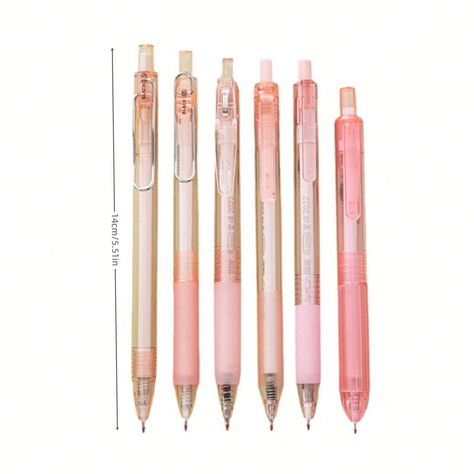 6-Pack Bag Set Of Student Practice Test Pens, ST Pen Tips, Office Black ...