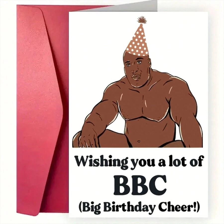 One Fun Birthday Card With Muscle Boy Design, The Best Gift For ...