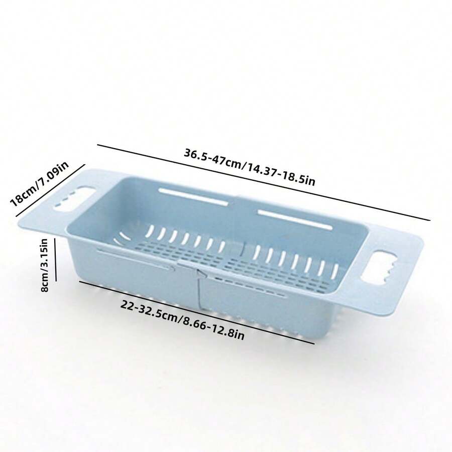 New Extendable Drain Basket For Kitchen Plastic Vegetable Basin And ...