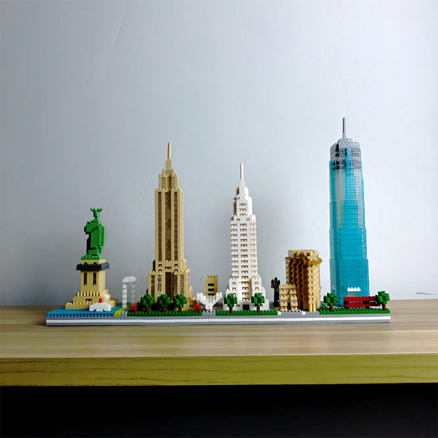 A Set Of Creative Architectural Model Building Block, DIY Gift For ...