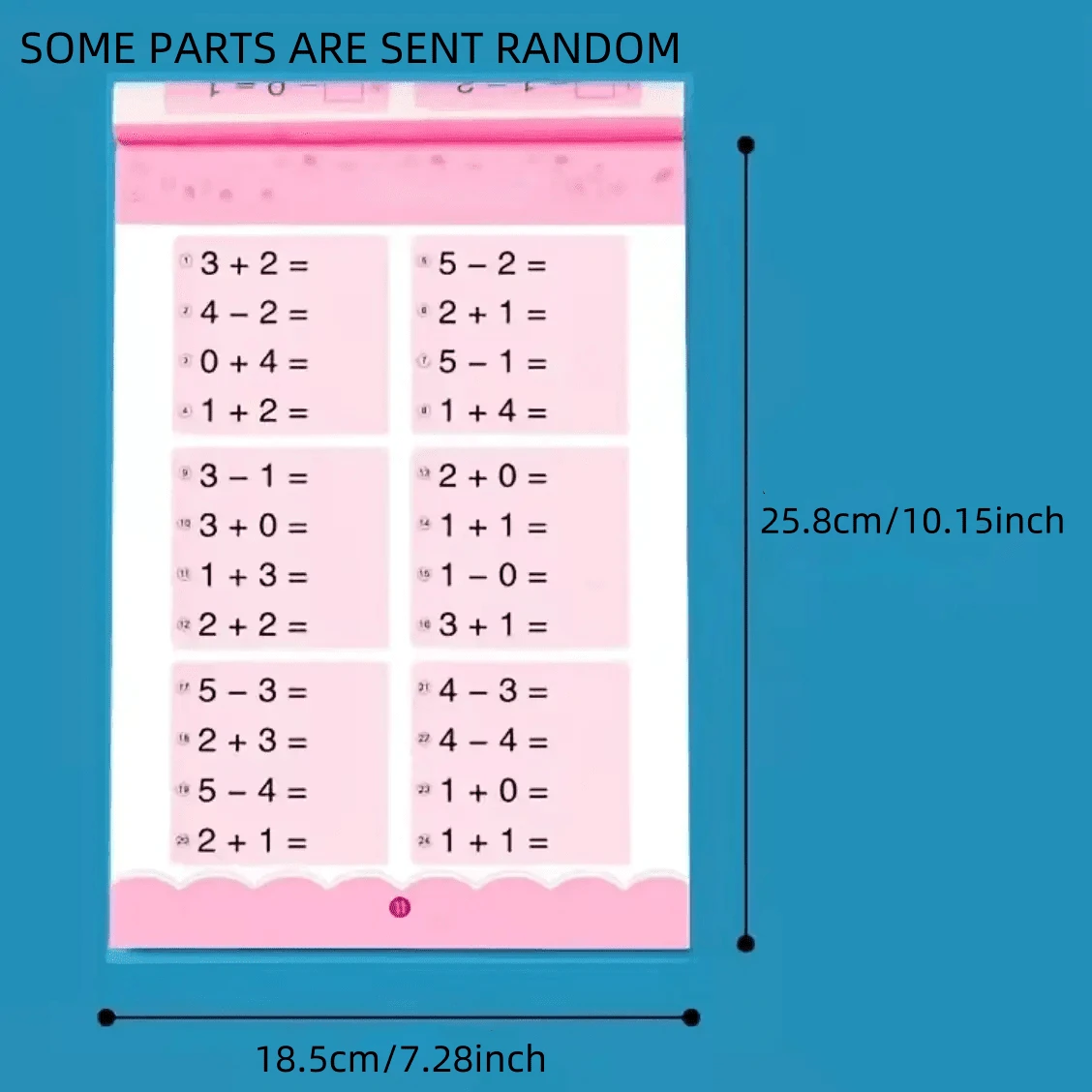 64 Pages Math Exercise Book For Kindergarten Or Primary School Students ...