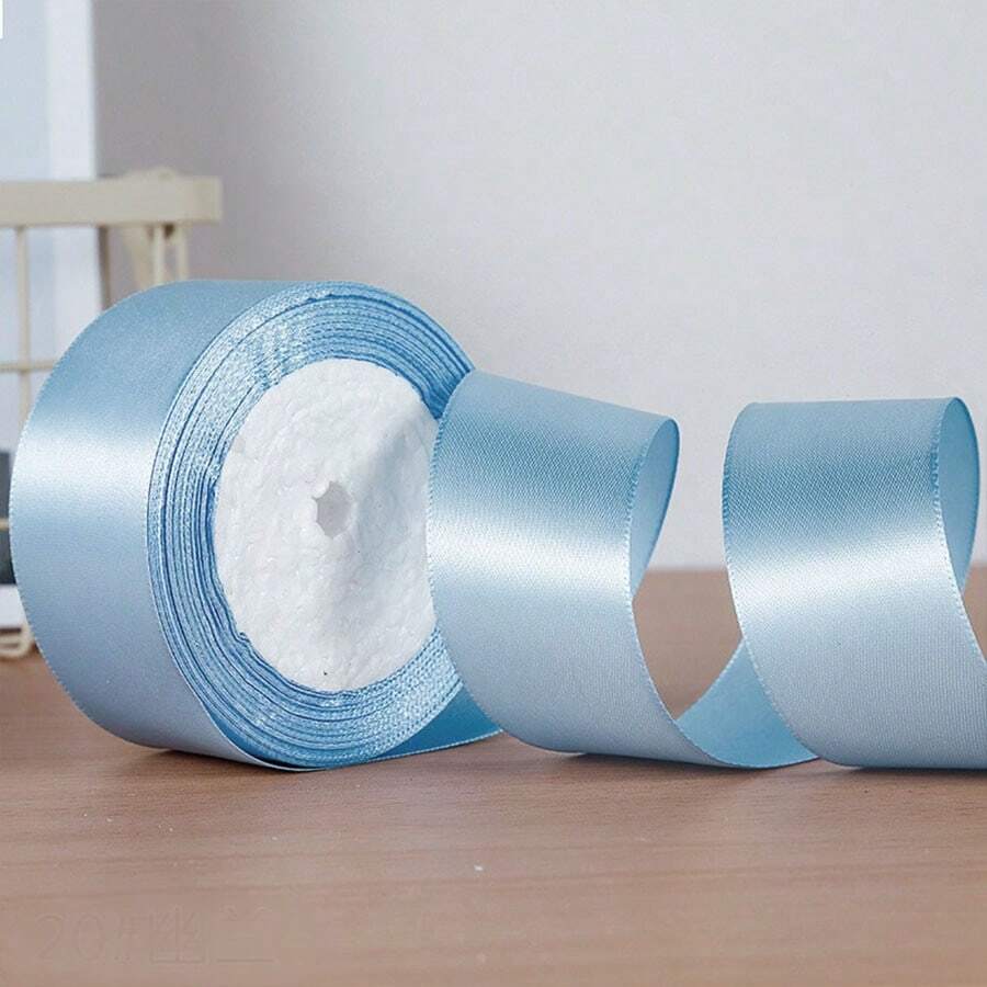 1 Roll 4cm Satin Ribbon Cake Baking Ribbon Weaving Ribbon Decorative ...
