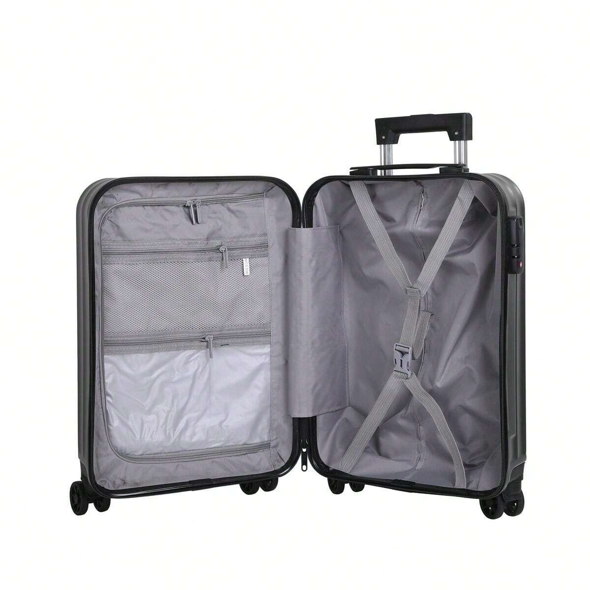 Nieuwe 20-inch zakelijke kleine universele wiel-pc aluminium koffer met ...