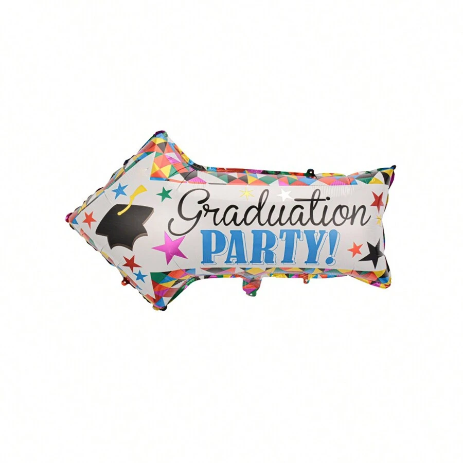 2024 Graduation Party Decoration Alumium Foil Balloon, Including Black ...