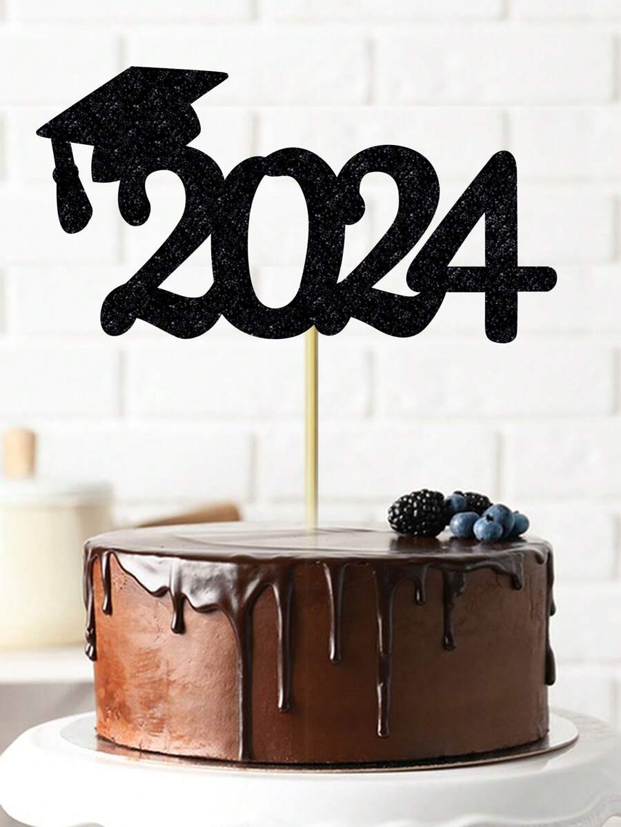 Cake Topper Graduation 2024 Wellsay 25Pcs Class Of 2025 Cake Tor ...
