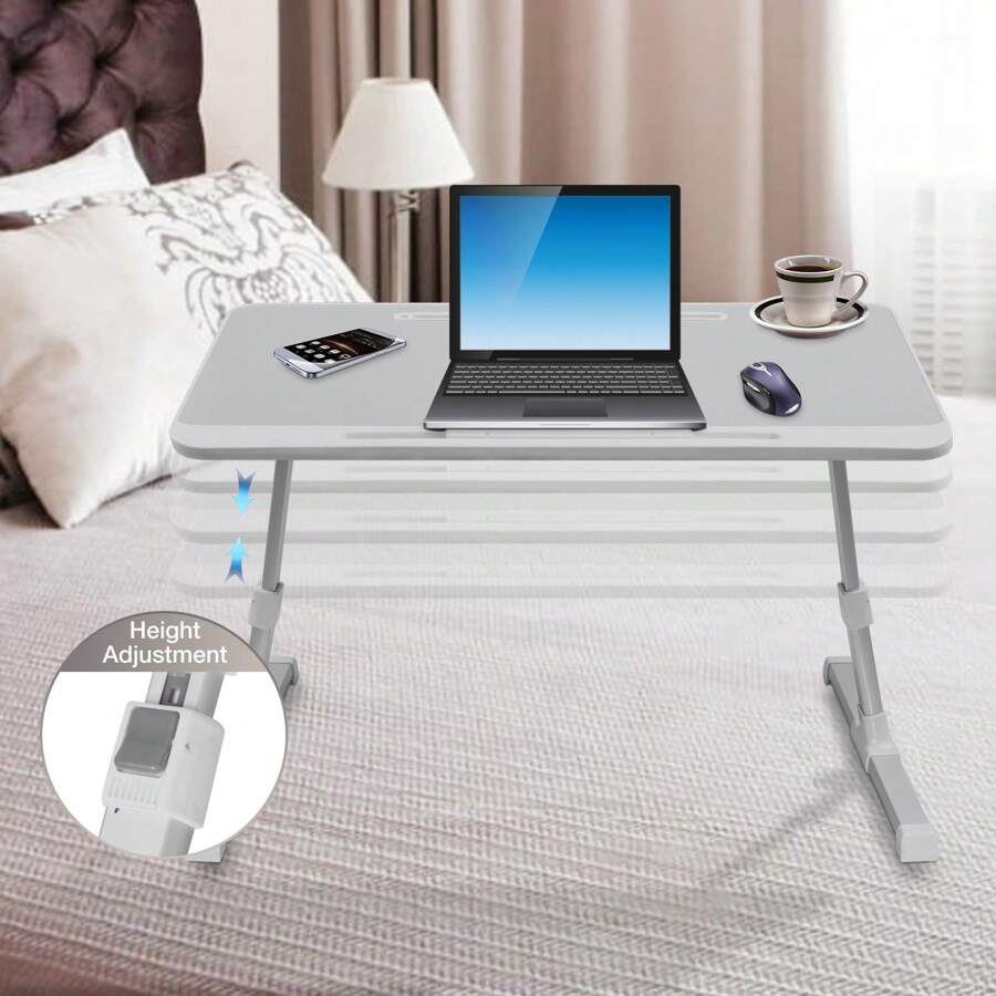 Laptop Bed Stand | Laptop Stand Bed Desk | Adjustable Laptop Tray ...