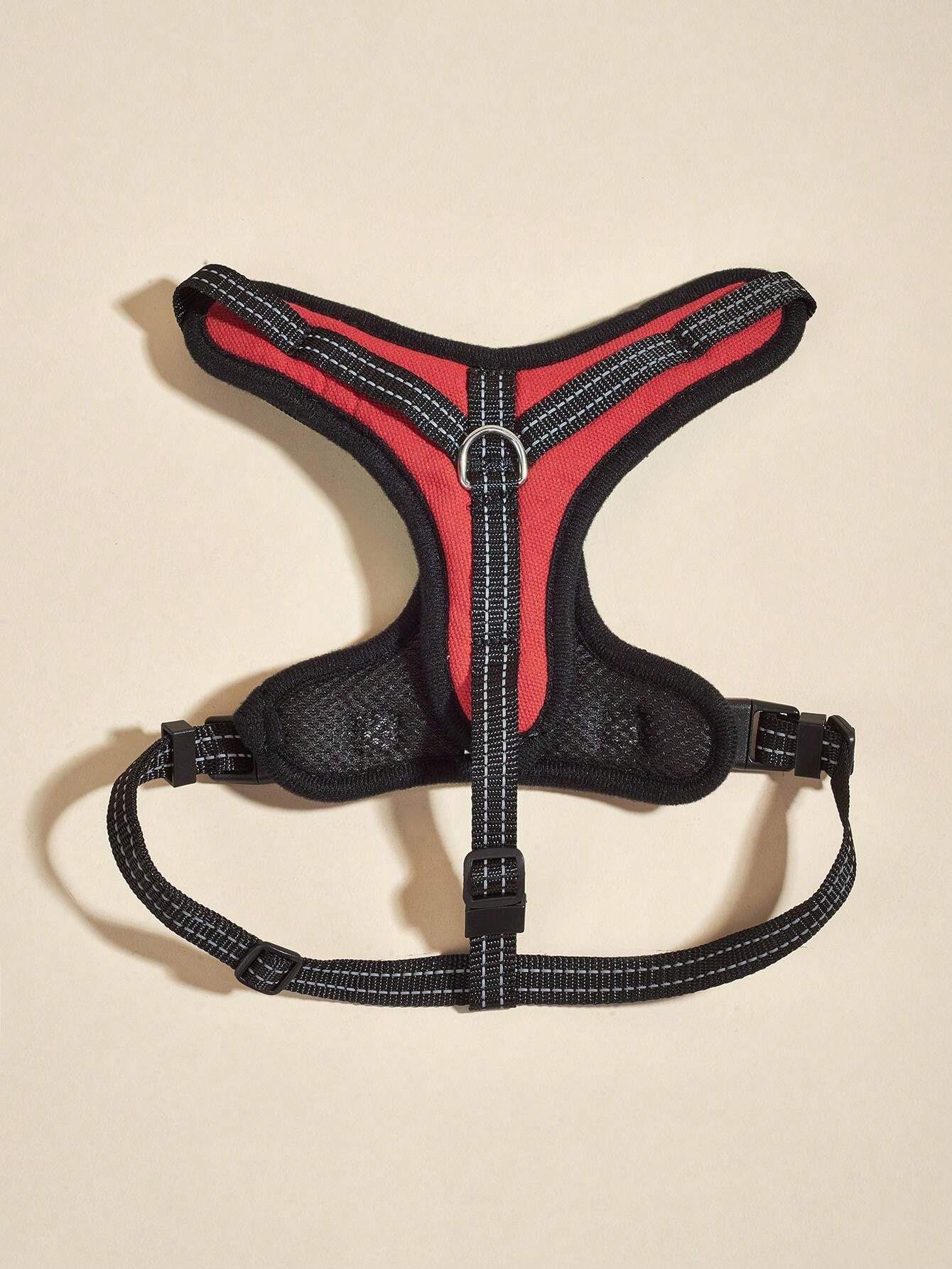 1pc Dog Harness With Triangle Protective And Adjustable Button ...