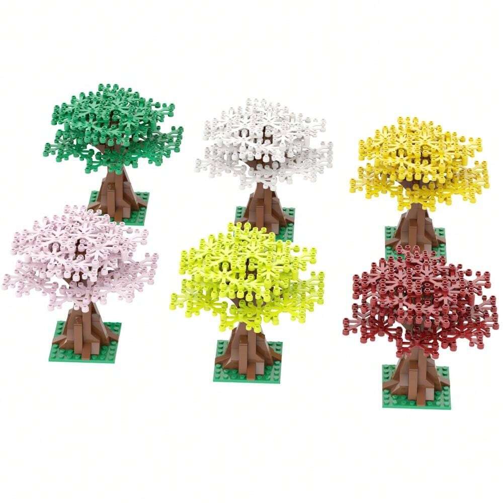 2024 New Compatible Brand Large Tree 2417 Scenes DIY Tree Leaf Domestic ...