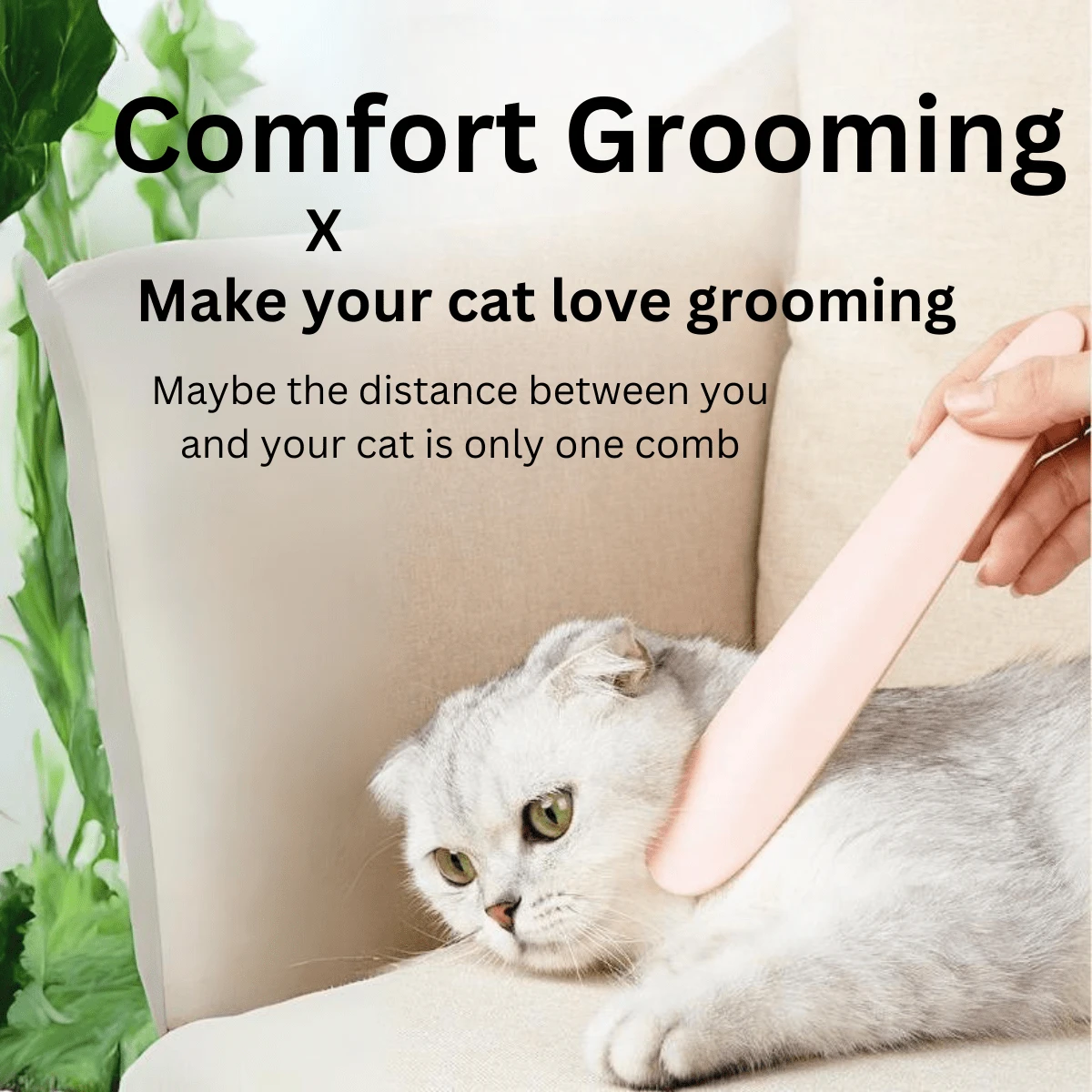 Cat Tongue Brush Comb, Cat Tongue Texture/Barb Grooming, Maybe The ...