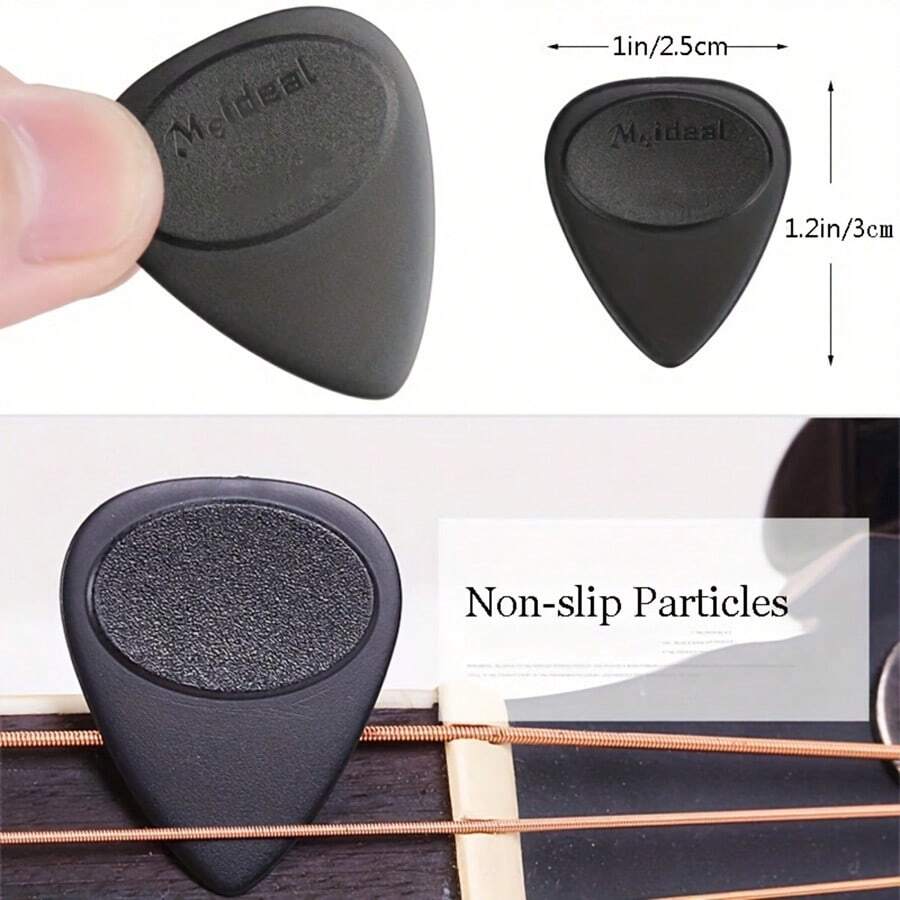 20pcs Non-Slip Guitar Picks Acoustic Electric Bass Plectrum Mediator -0 ...