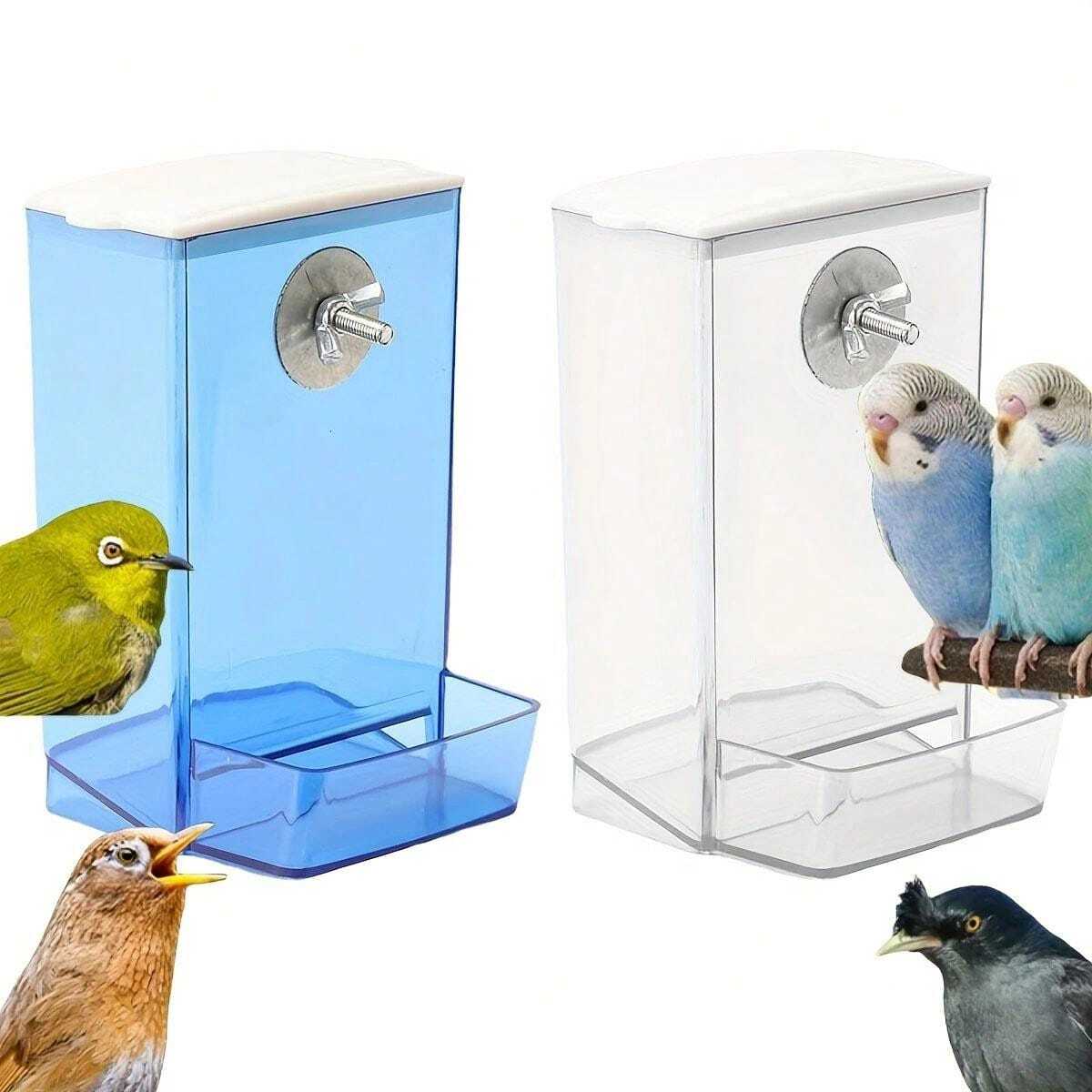 1pc Bird Food Box Tool Bird Cage,Seed Food Container Cage Accessories ...