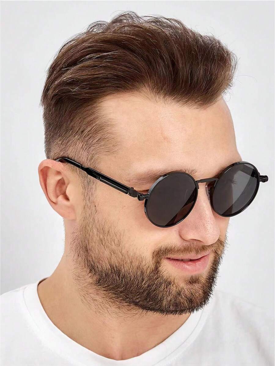 Metallic Personalized Fashion Glasses With Spring Design Legs, Vintage ...