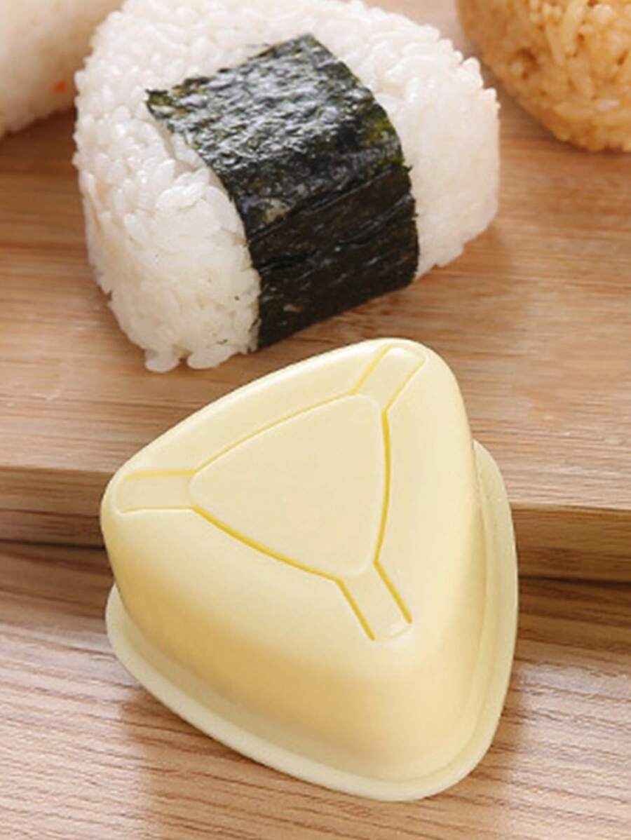 Triangle Sushi Rice Mold Set Of 3, Japanese Rice Ball Shaker Tool ...