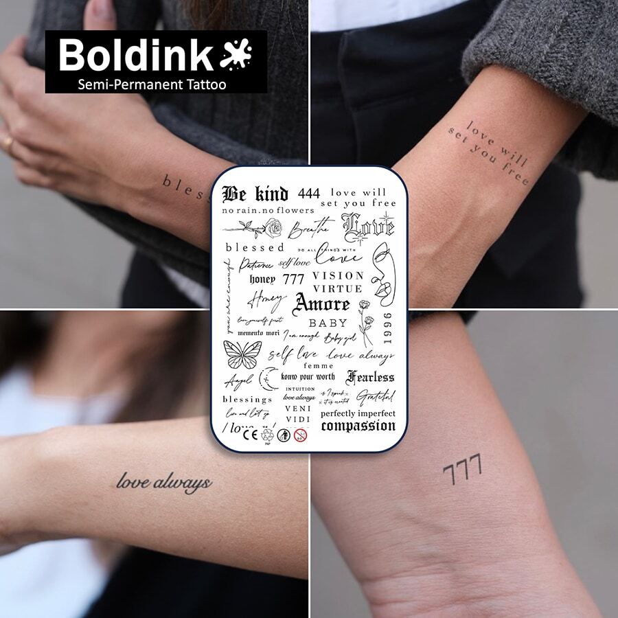 1 Kit Revolutionary Technology Tattoos, Semi-Permanent Tattoos, Hand ...