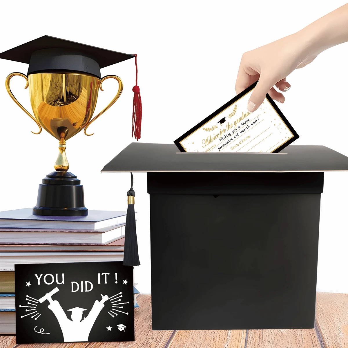 8 Sheets 2024 Graduation Paper Cards Advice Card Invitation Card For ...