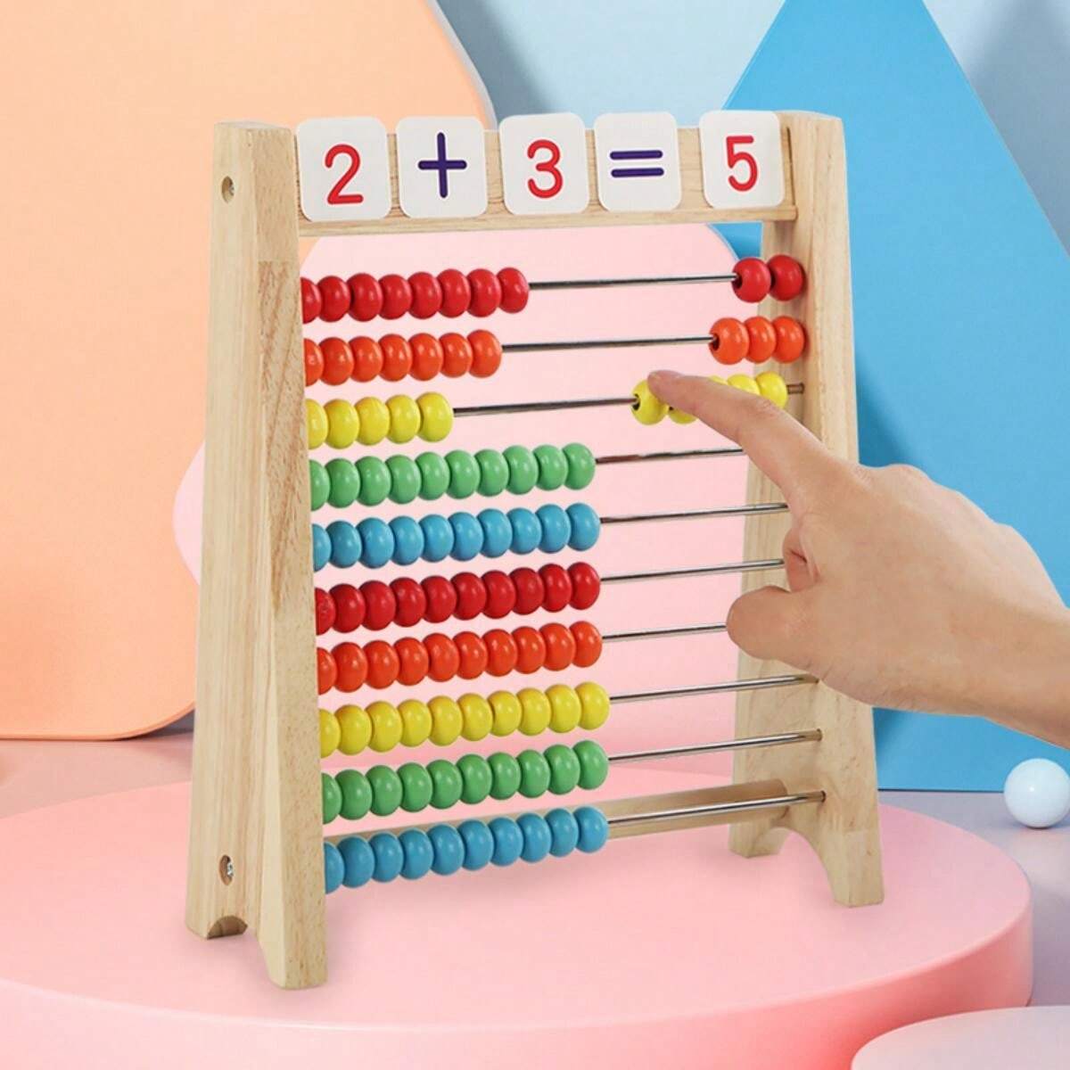 Jouet mathématique pour enfants Abacus en bois avec table de ...
