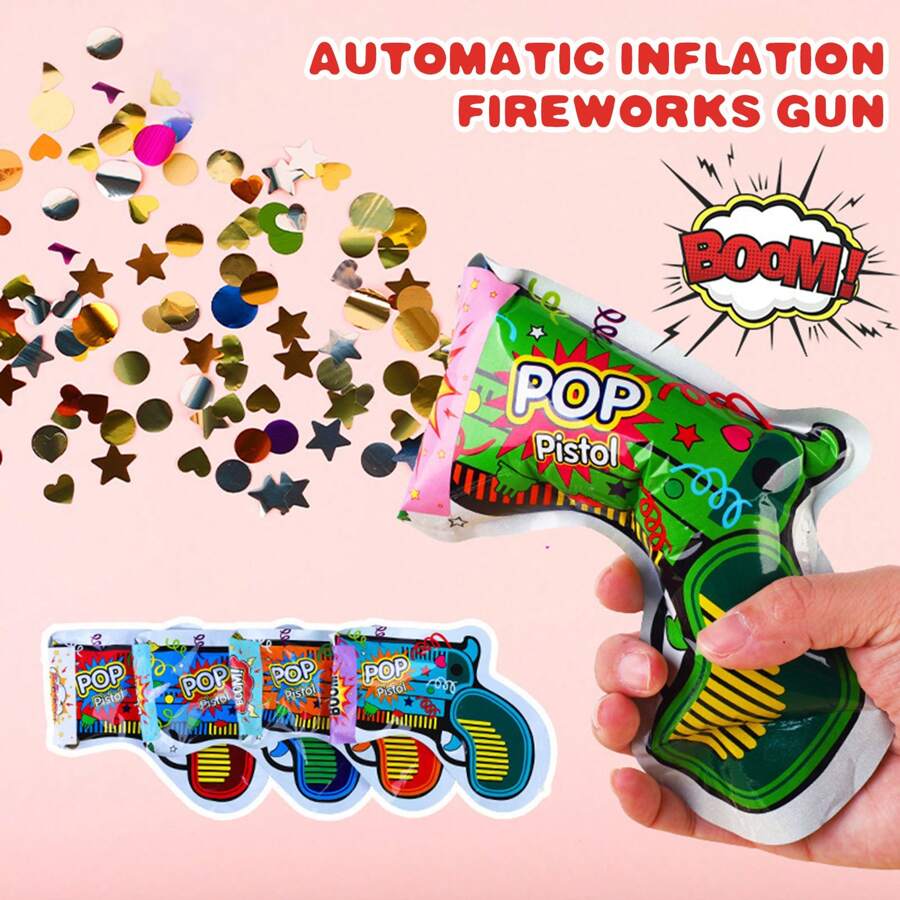 1/5PCS Handheld Sparklers Gun Wedding Party Automatic Inflatable ...