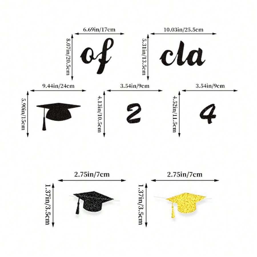 Graduation Flag Set (Class Of 2024, 2m Doctoral Cap Graduation Flag ...