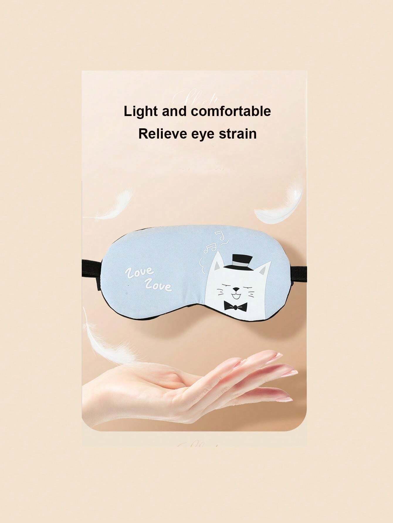 Sleep Mask Light Blocking, 3-In-1 Cooling Heated Eye Mask For Sleeping ...