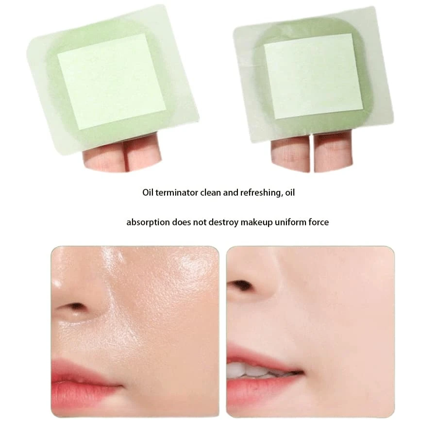 100 Sheets Of Blotting Paper With Powder Puff, 3-In-1 Mirror, Portable ...