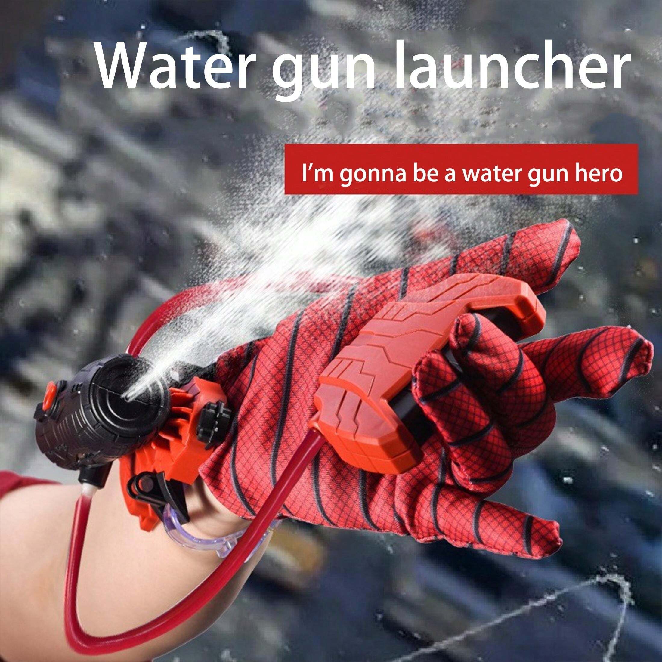 Spider Wrist Water Blaster, Adjustable Strapped Wrist Launcher, Squeeze ...