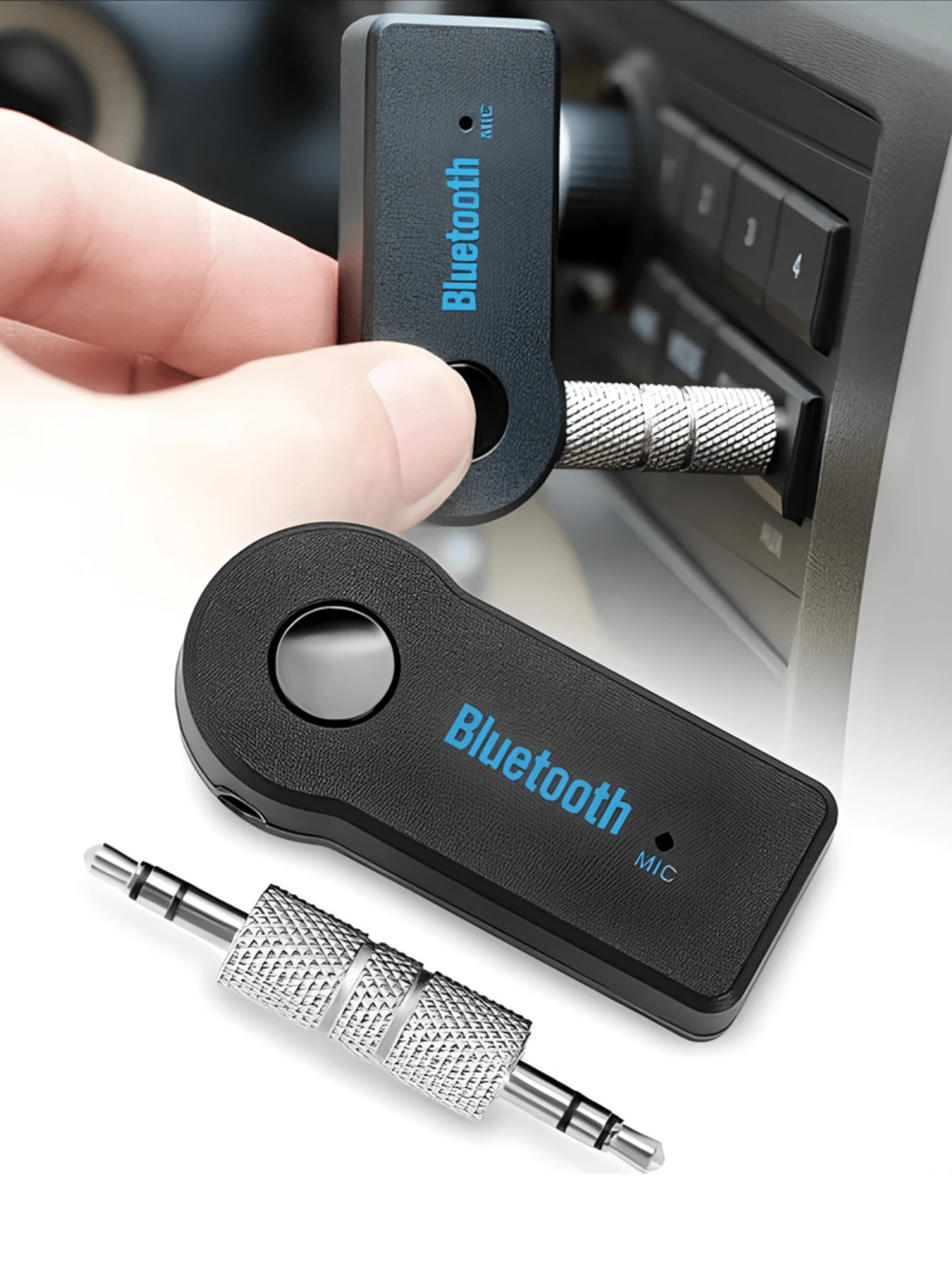 Ming Lin Eletrônicos P2 Bluetooth Receiver Car Auxiliary Adapter Sound ...