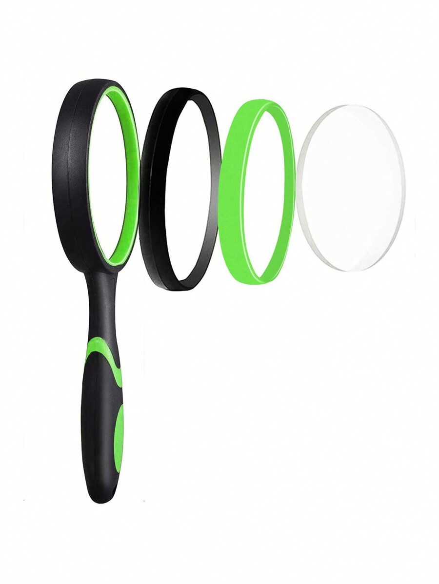 1pc Dual-Color Glass Handheld Magnifying Glass, Reading Tool For ...
