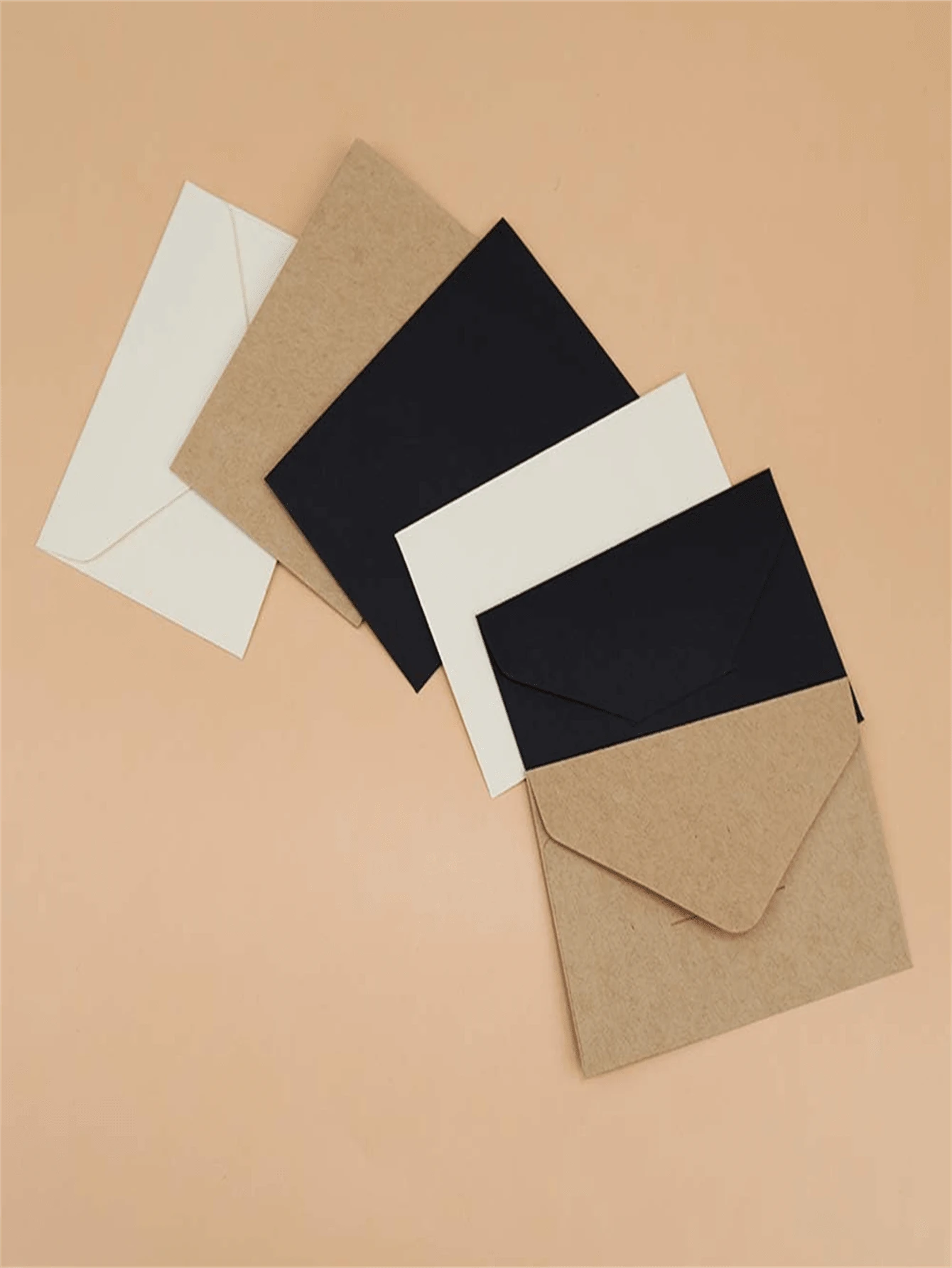 100pcs Wedding Creative Kraft Paper Envelopes For Storing Letters ...